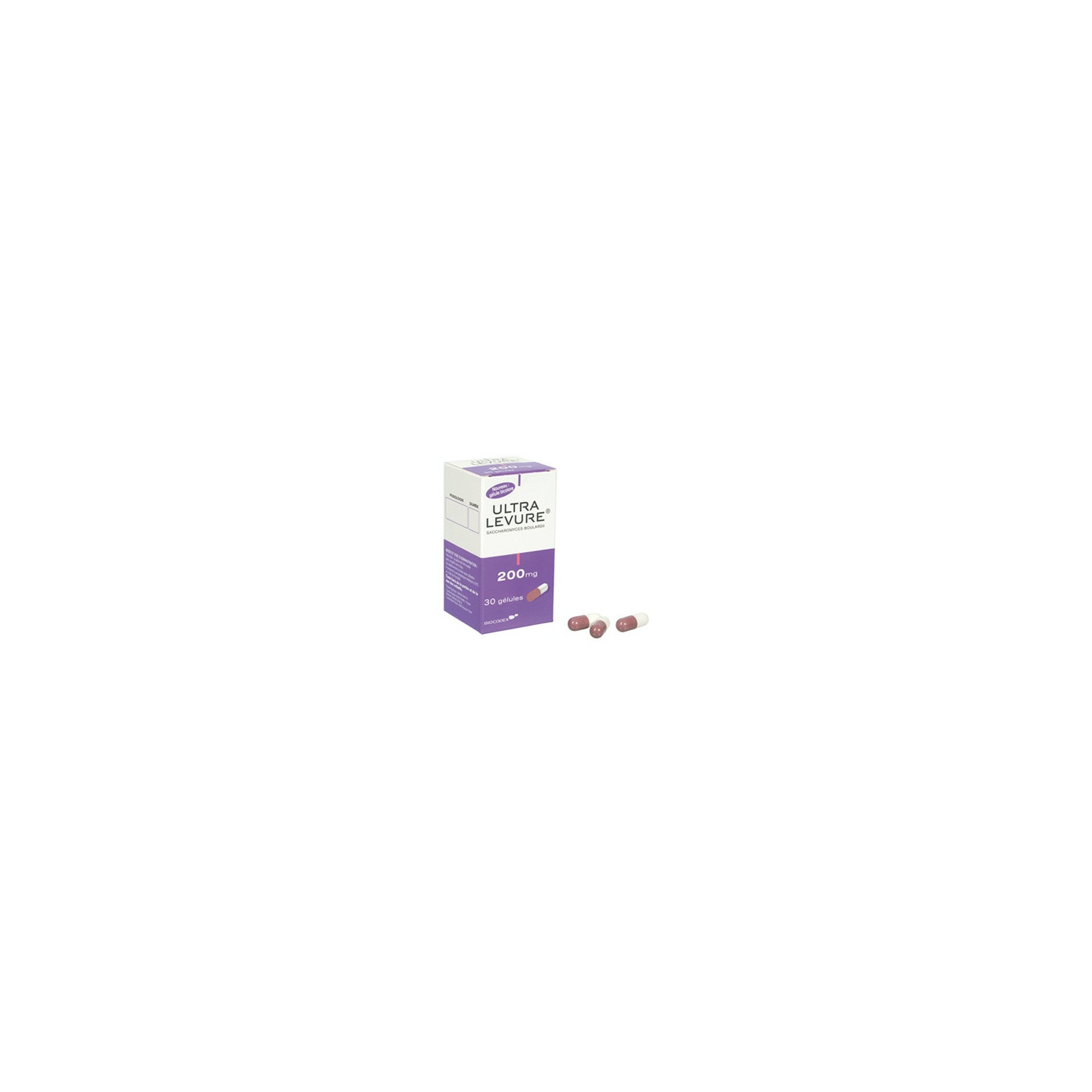 Ultra levure 200mg 30 gélules