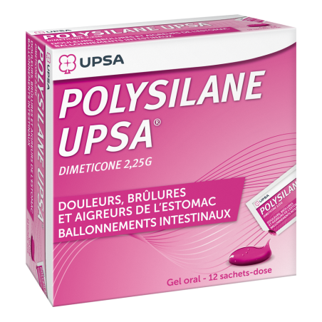 Polysilane UPSA gel oral 12 sachets/dose - Mon pharmacien conseil