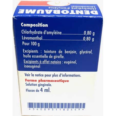 DENTOBAUME - Gingival Solution - 4 ml